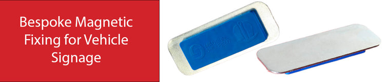 Bespoke Magnetic Fixings for Vehicle Signage – Anchor Magnets