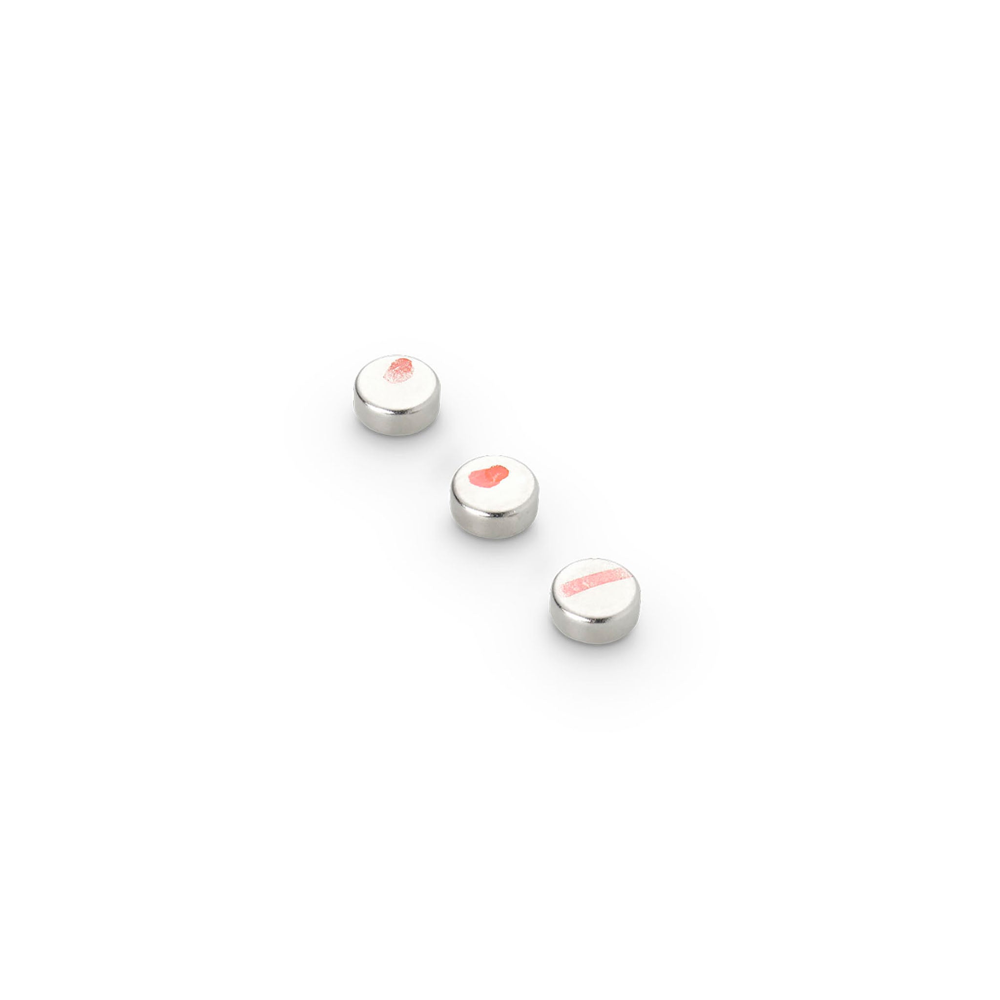 Neodymium Disc Magnet with North Pole Marked, 7mm Diameter x 3mm N35 N ...