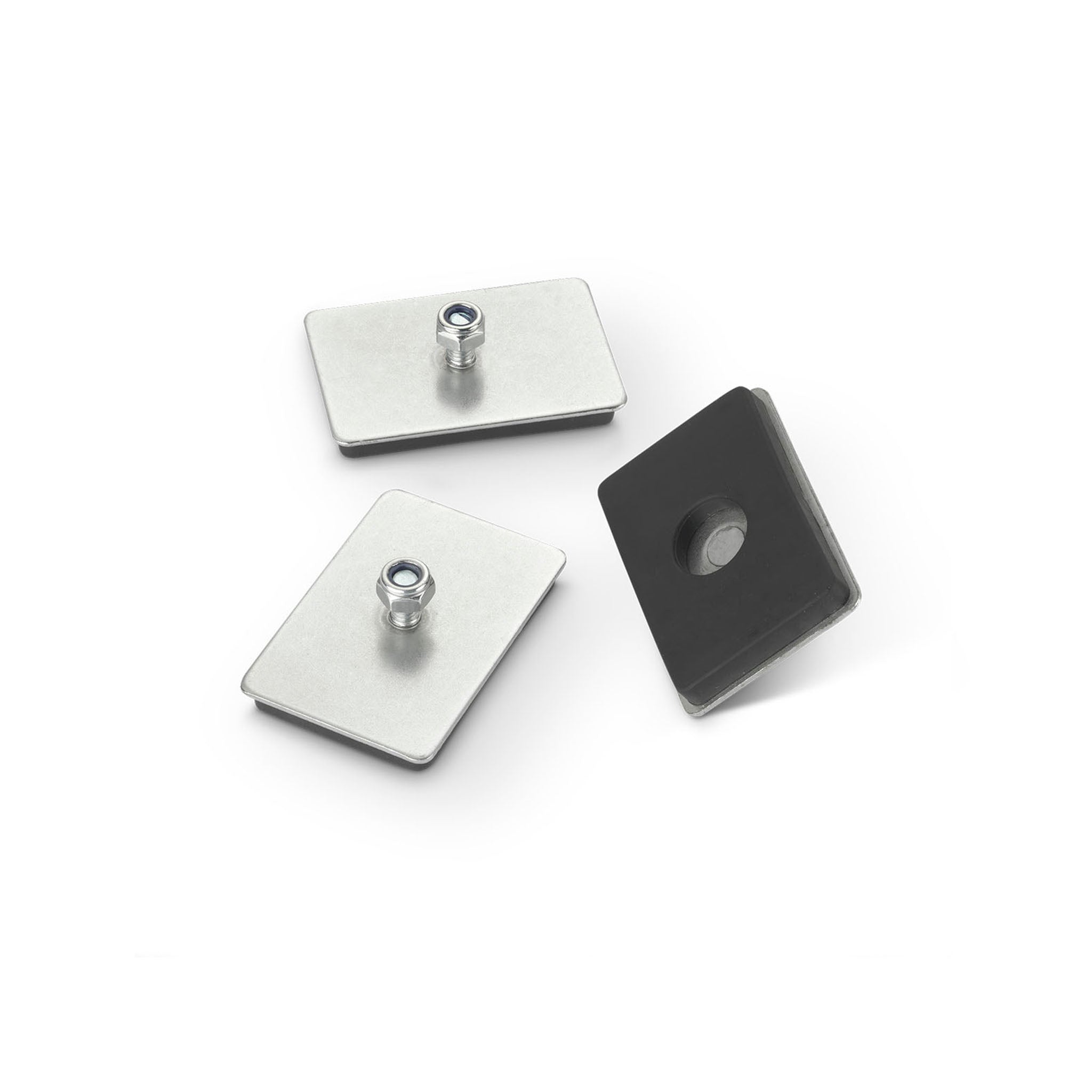Magnetic Neodymium Pad 1 with M6 Stud & Nut, 10mm Long – Anchor Magnets