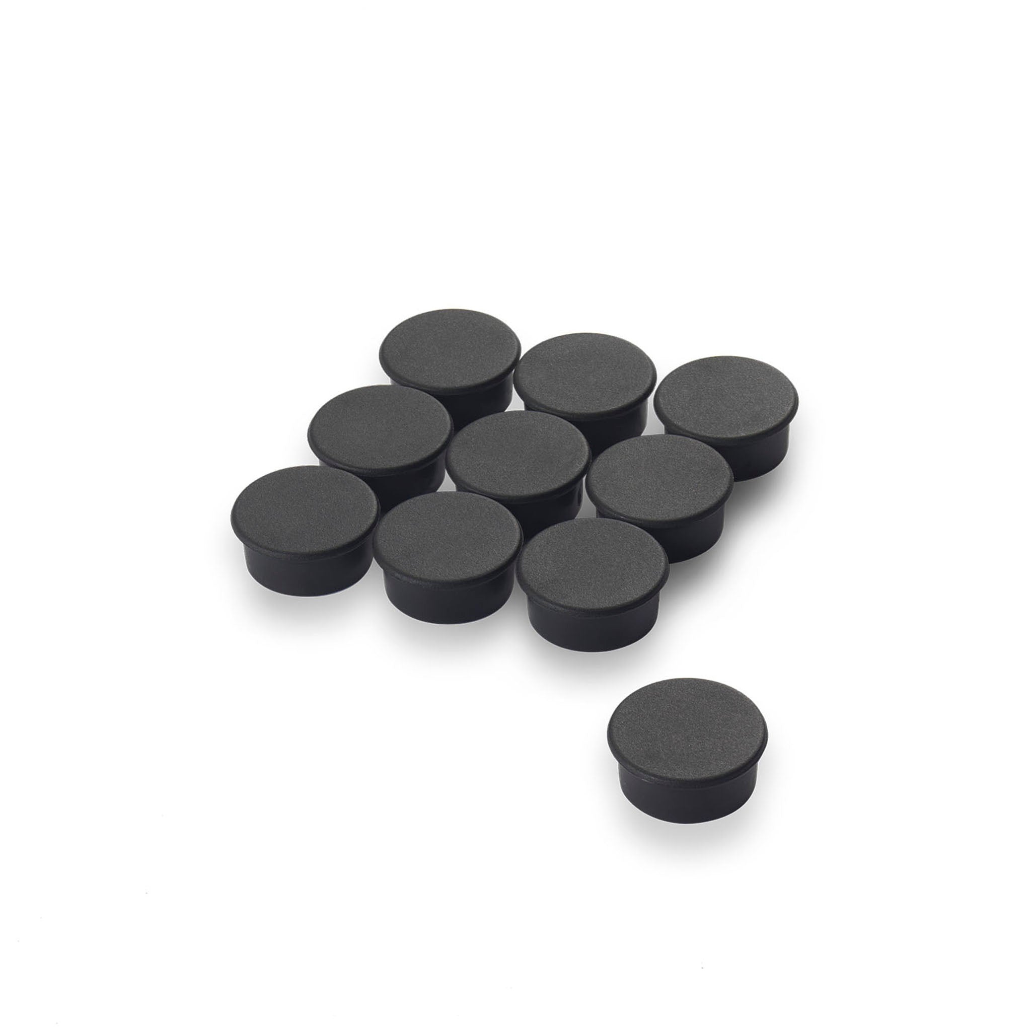 Marker Magnet Black, 20mm Diameter x 7mm with Flat Top – Anchor Magnets