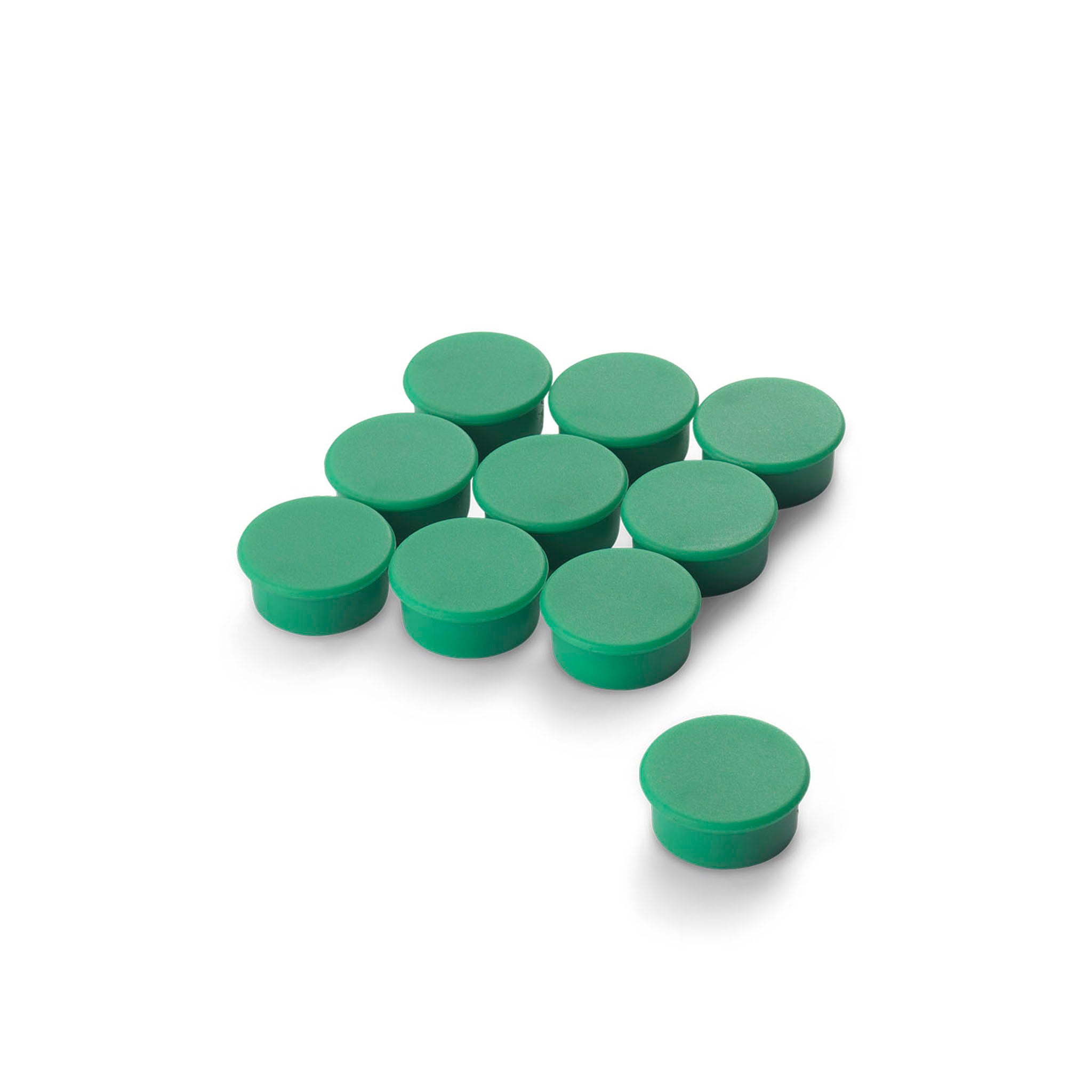 Marker Magnet Green, 20mm Diameter x 7mm with Flat Top – Anchor Magnets