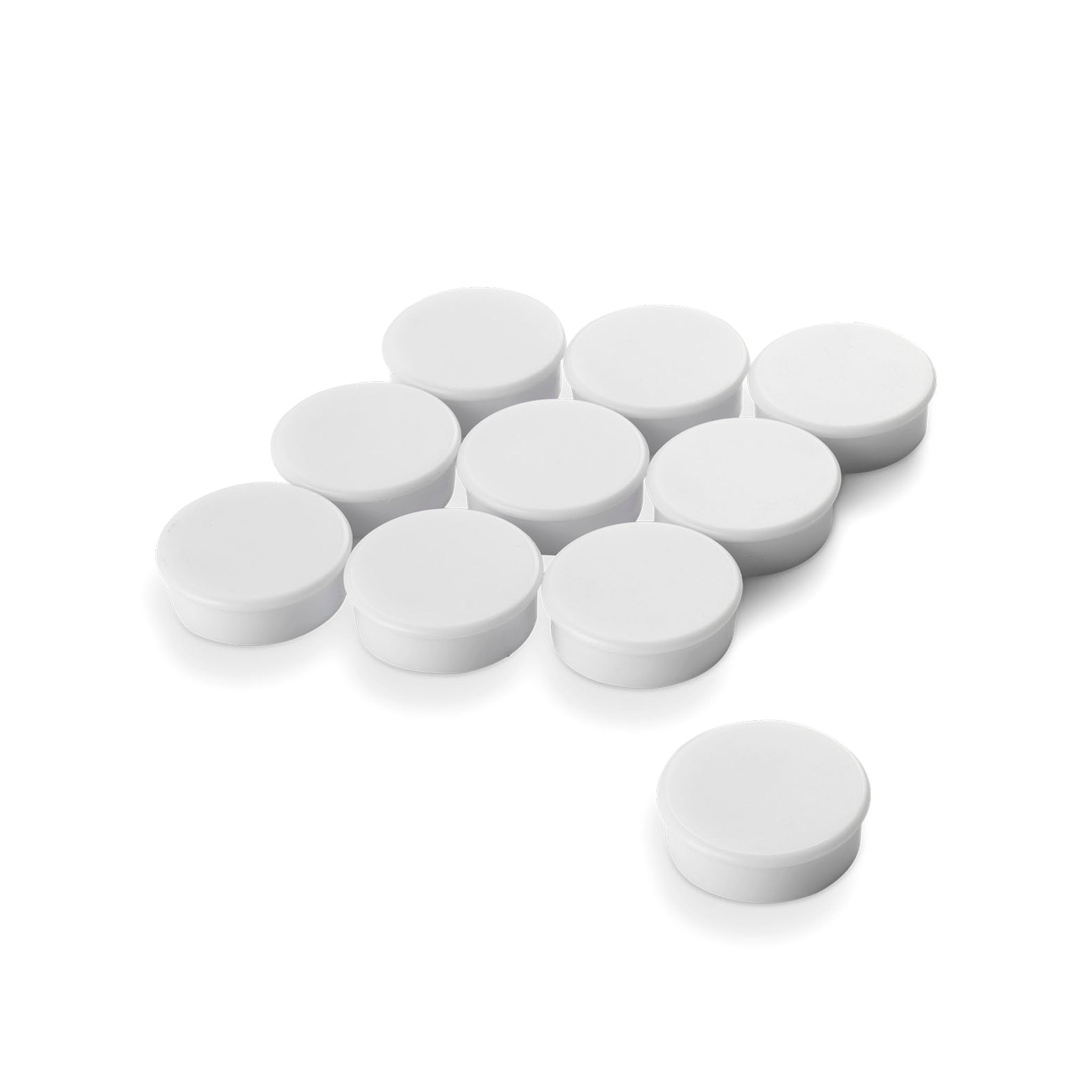 Marker Magnet White, 25mm Diameter x 7mm with Flat Top – Anchor Magnets