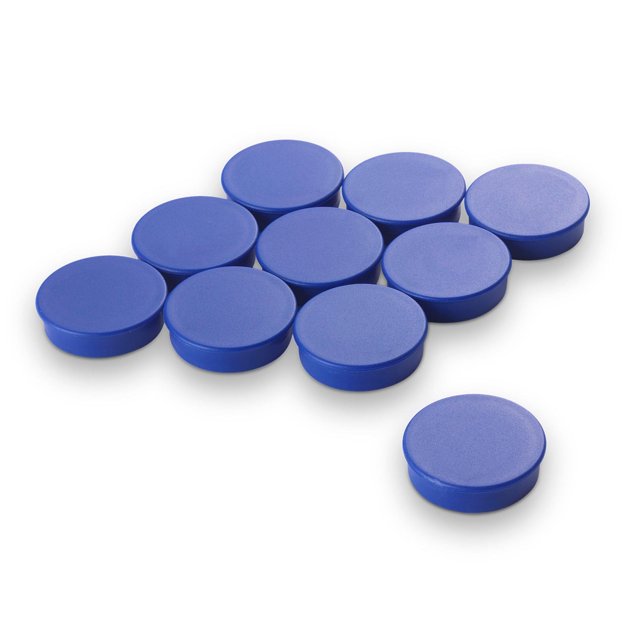 Marker Magnet Blue, 30mm Diameter x 7mm with Flat Top – Anchor Magnets