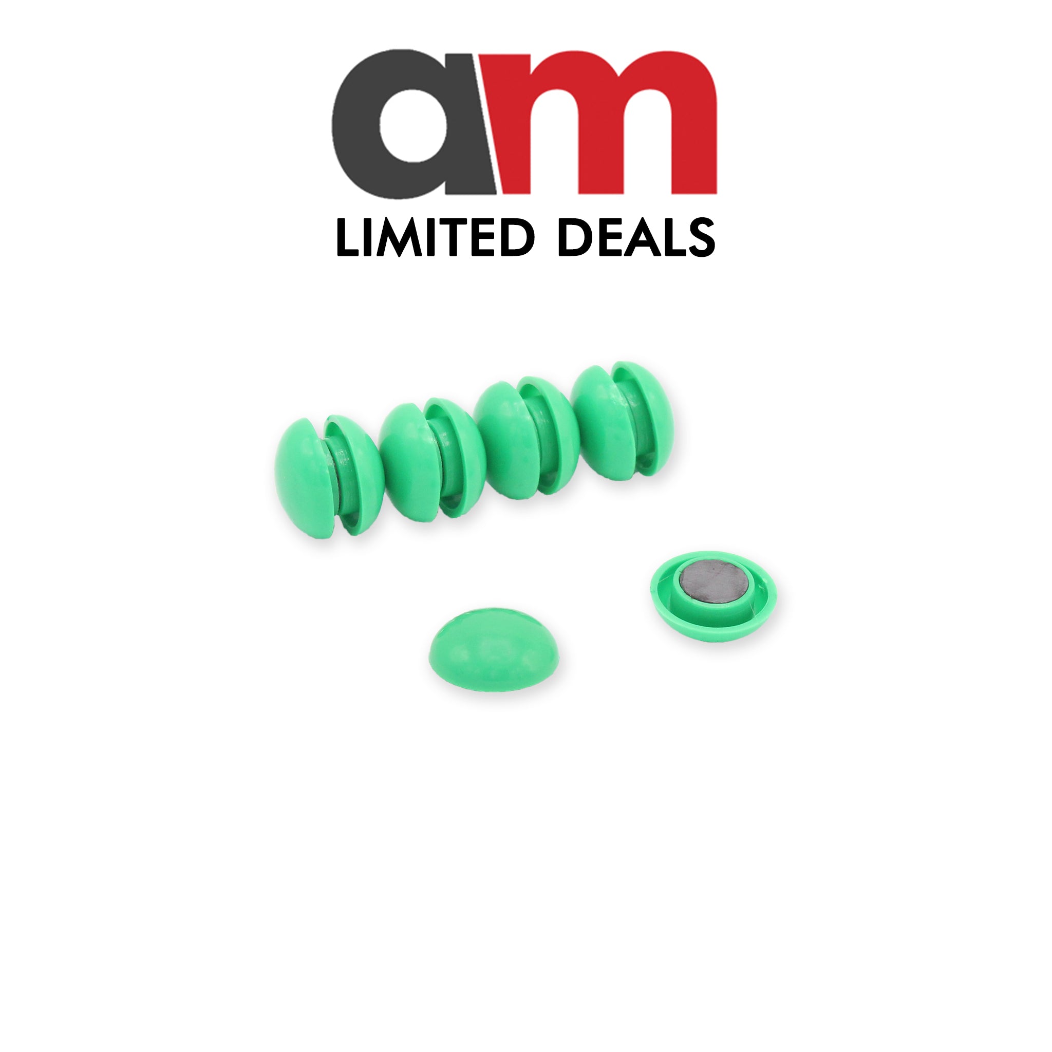 Marker Magnet Green, Domed 20mm Diameter x 9.4mm – Anchor Magnets