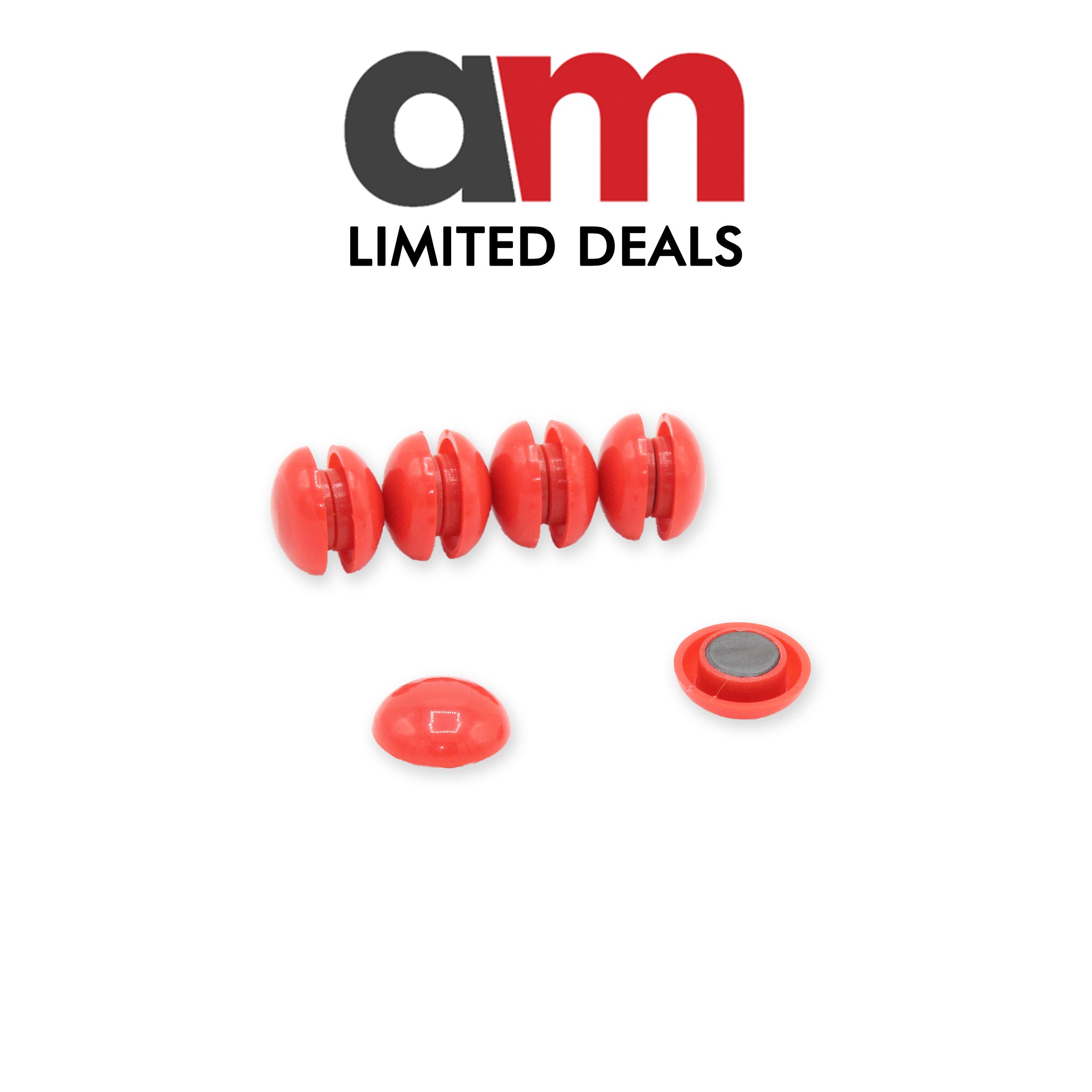 Marker Magnet Red, Domed 20mm Diameter x 9.4mm – Anchor Magnets