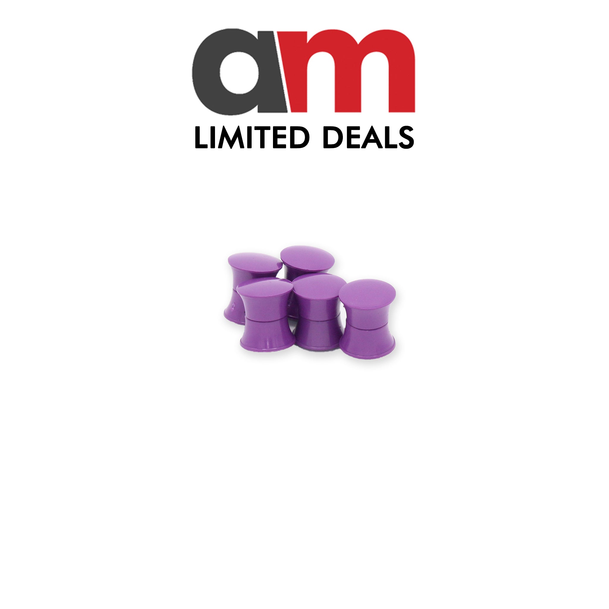 Neodymium Drawing Pin Magnets, Purple Pack of 10 – Anchor Magnets