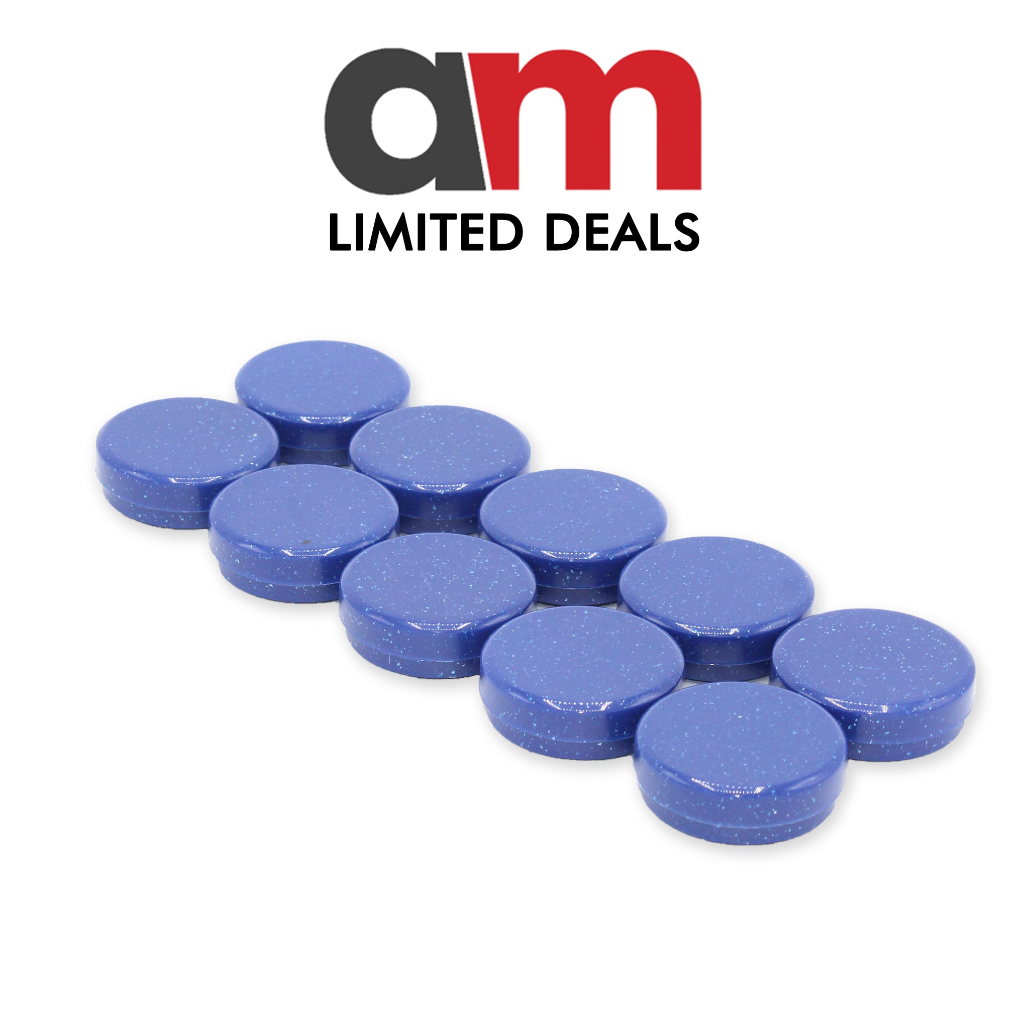 Superpower Blue Sparkle, 38mm Diameter x 12mm – Anchor Magnets
