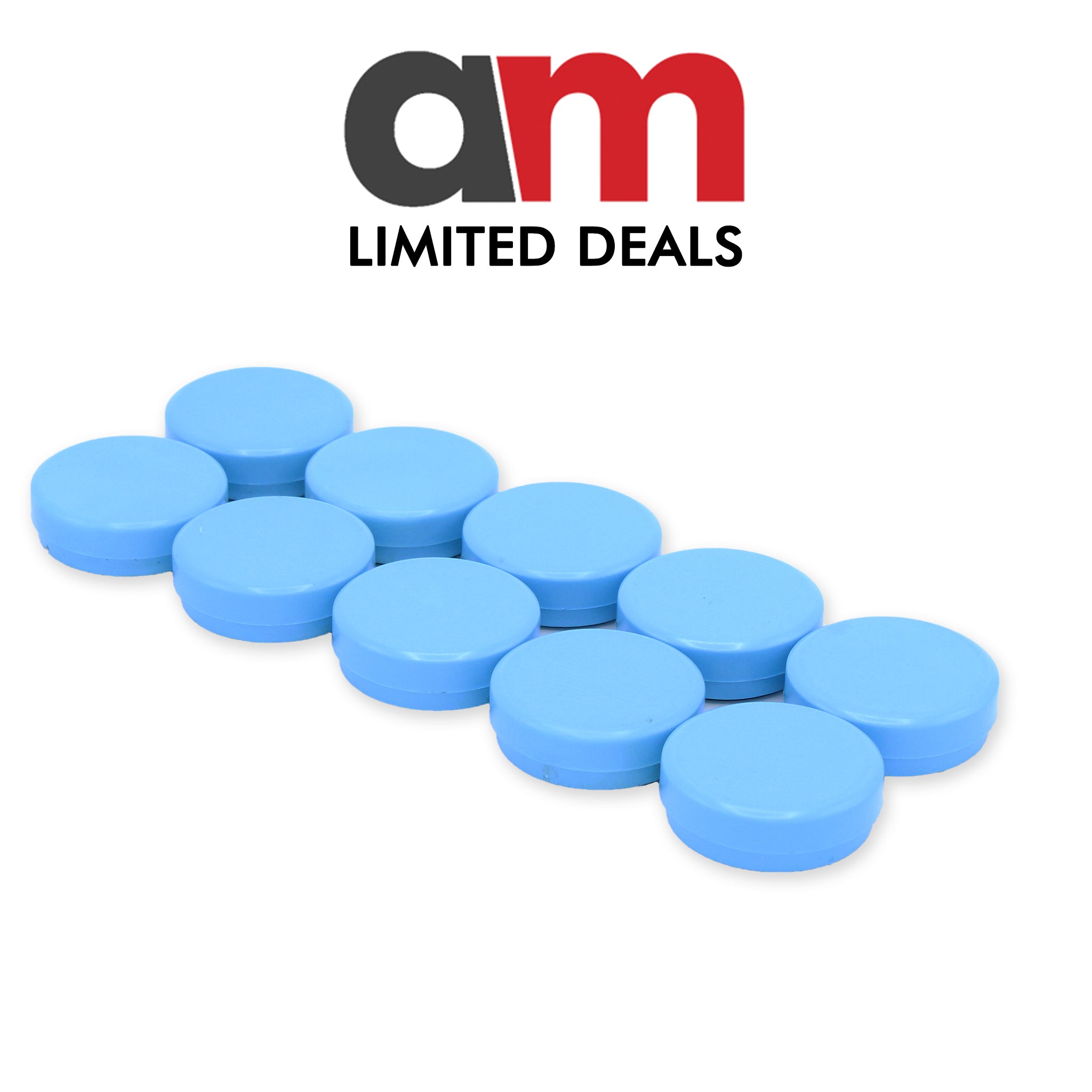 Superpower Light Blue, 38mm Diameter x 12mm – Anchor Magnets