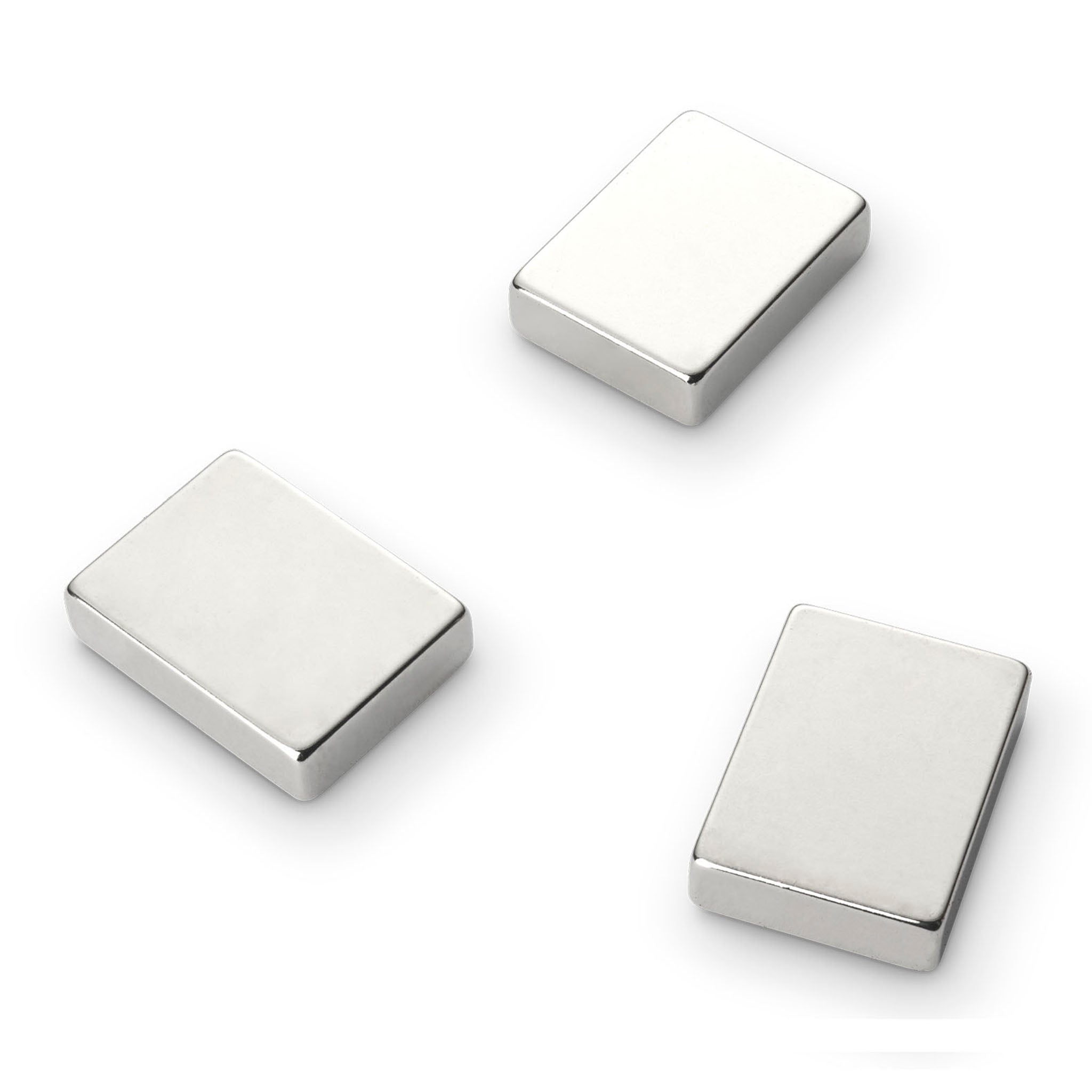 Neodymium Block Magnet, 40mm x 30mm x 10mm N42 Nickel Plated (A ...